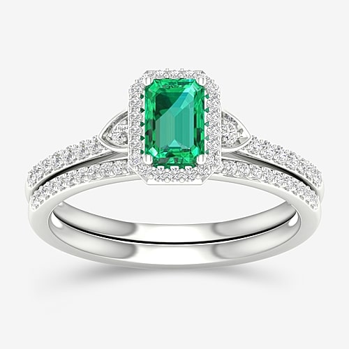 Click here for Modern Bride Gemstone Womens 1/4 CT. T.W. Lead Gla... prices