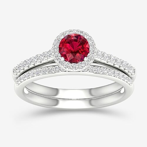 Click here for Modern Bride Gemstone Womens 1/3 CT. T.W. Lead Gla... prices