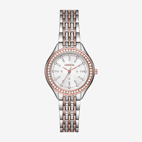 Click here for Geneva Geneva Ladies Womens Crystal Accent Silver... prices
