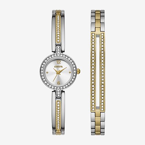 Click here for Geneva Geneva Ladies Womens Crystal Accent Silver... prices