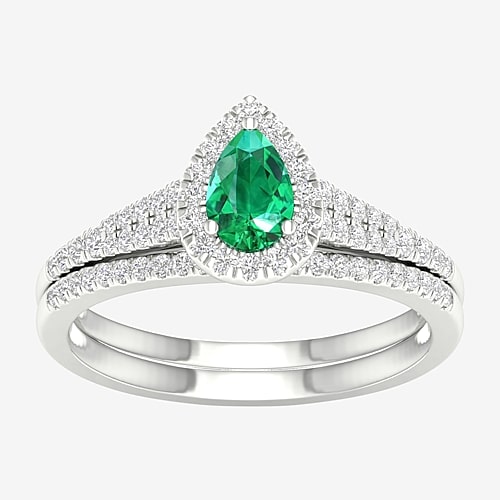 Click here for Modern Bride Gemstone Womens 1/3 CT. T.W. Lead Gla... prices
