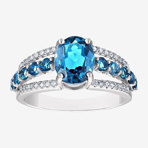 Click here for Womens 1/6 CT. T.W. Genuine Blue Topaz Sterling Si... prices