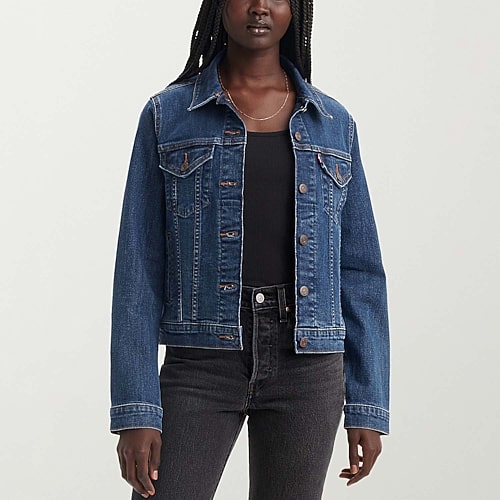 Click here for Levis Original Trucker Denim Jacket  Small  Blue prices