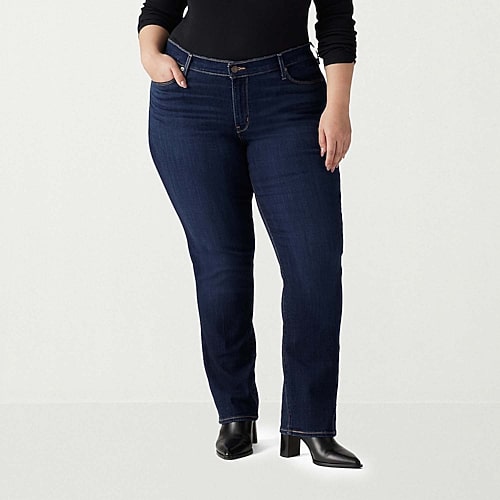 Click here for Levis Womens Plus Classic Straight Jean  20w  Blue prices