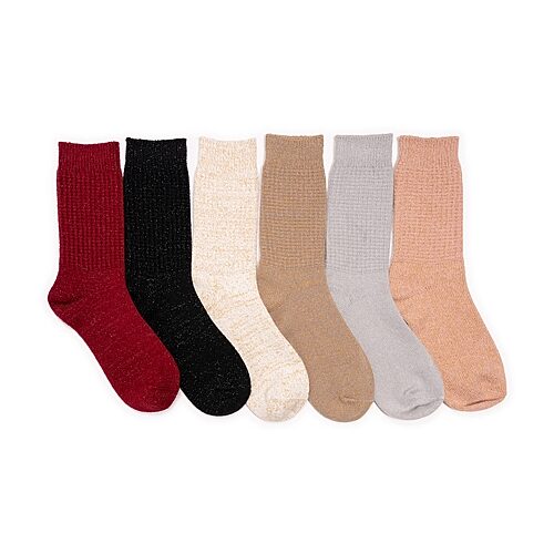 Click here for Muk Luks Womens Multi-Pack Boot Socks  One Size Fi... prices