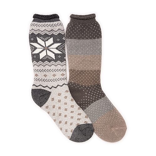 Click here for Muk Luks Womens Tall Heat Retainers 2 Pair Pack -... prices
