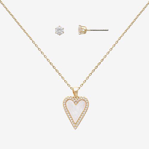 Click here for Mixit Womens Glass Hypoallergenic 2-pc. Jewelry Se... prices