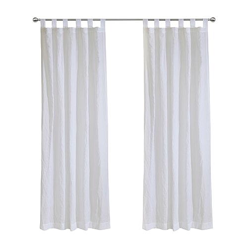 Click here for Habitat Crushed Tab Top Sheer Single Curtain Panel... prices