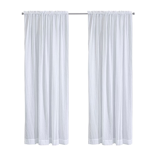 Click here for Habitat Crushed Rod Pocket Sheer Single Curtain Pa... prices