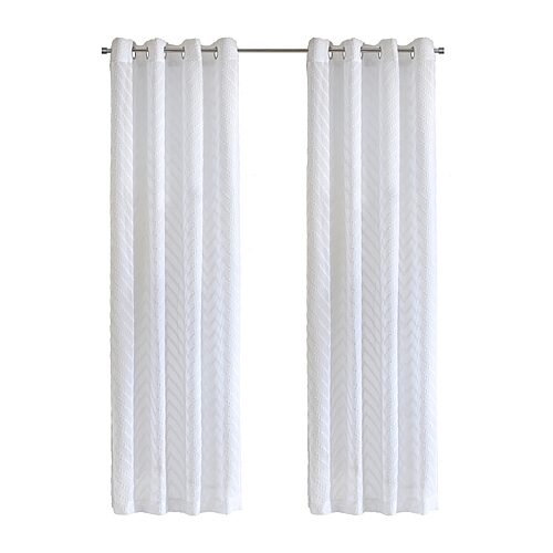 Click here for Habitat Regina Grommet Top Sheer Single Curtain Pa... prices