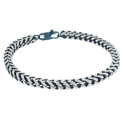 Click here for Mens Stainless Steel 8 1/2 Inch Solid Wheat Chain... prices