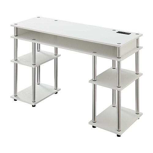 Click here for Designs 2 Go Desk with Charging Station  One Size... prices