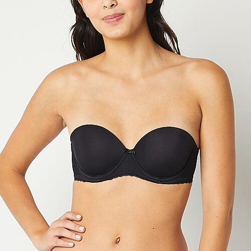 Click here for Arizona Body Strapless Bra  C  Black prices