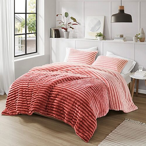 Click here for 510 Design Avril Fluffy Ribbed Plush Midweight Com... prices