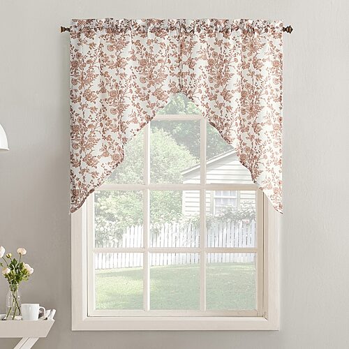 Click here for No. 918 Elodie Tonal Botanical Semi-Sheer Rod Pock... prices