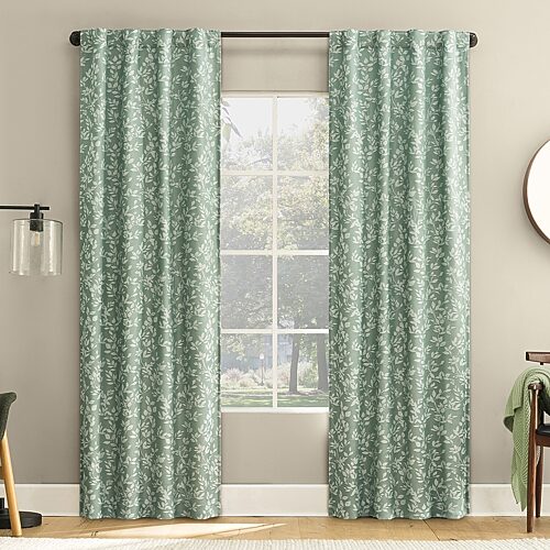 Click here for Sun Zero Elmira Foliage Woven Jacquard 100 Blackou... prices