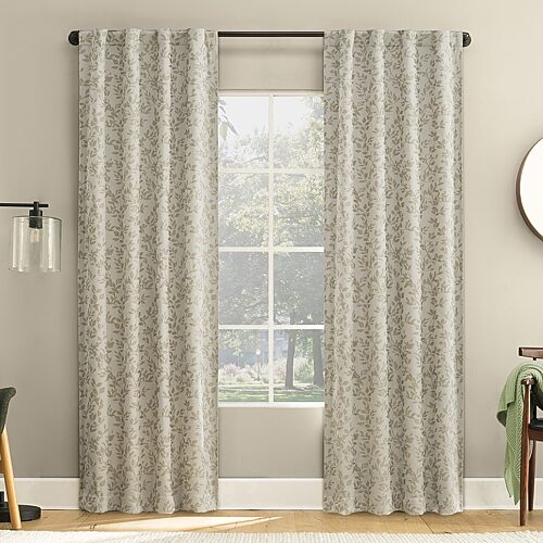 Click here for Sun Zero Elmira Foliage Woven Jacquard 100 Blackou... prices