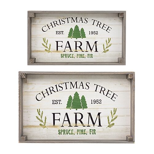 Click here for Northlight 21 Gray And White Farm Fresh Trees Wood... prices