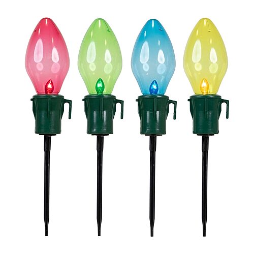 Click here for Northlight Multi-Color Jumbo C7 Bulb Marker Lawn S... prices