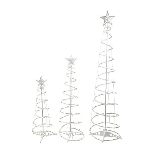 Click here for Northlight Set Of 3 Led Warm White Outdoor Spiral... prices
