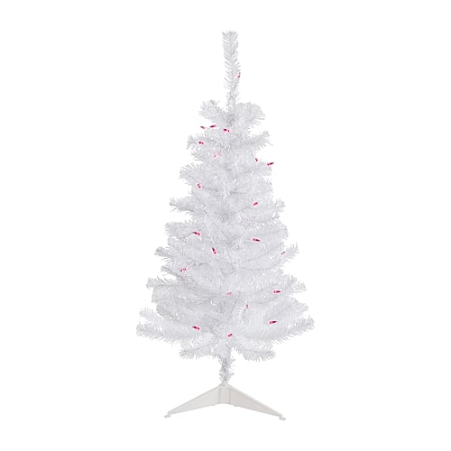 Click here for Northlight Woodbury White Slim Artificial Pink Lig... prices