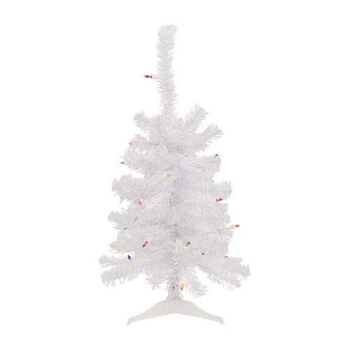 Click here for Northlight Lighted Woodbury White Slim Artificial... prices
