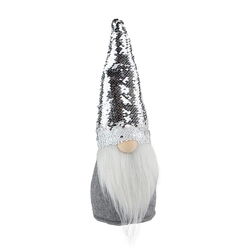 Click here for Northlight 14in Gray Standing Christmas With Silve... prices