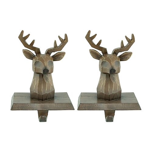 Click here for Northlight Brown Reindeer Head 5.75in 2-pc. Christ... prices