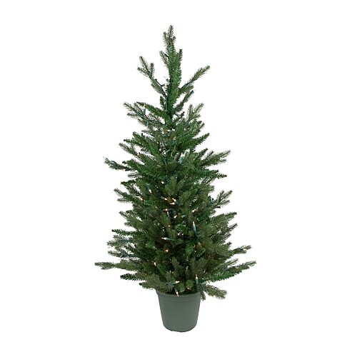 Click here for Northlight Spruce Potted 4 Foot Pre-Lit Spruce Chr... prices