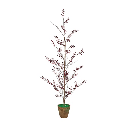 Click here for Northlight Potted Berry Twig Unlit 4 Foot Christma... prices