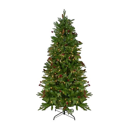 Click here for Northlight Medium 6 1/2 Foot Pre-Lit Pine Christma... prices