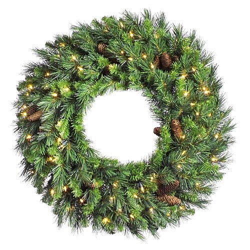 Click here for Vickerman 30 Cheyenne Pine Christmas Wreath Unlit... prices