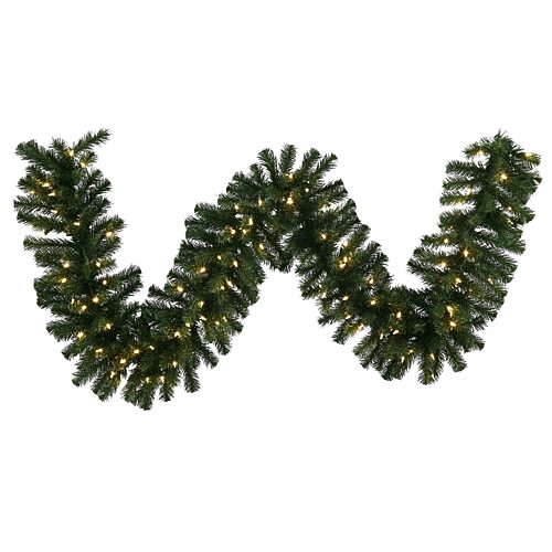 Click here for Vickerman 50 Douglas Fir Christmas Garland with 35... prices