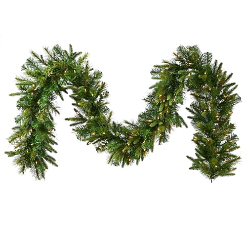 Click here for Vickerman 9 Cashmere Christmas Garland with 150 Wa... prices