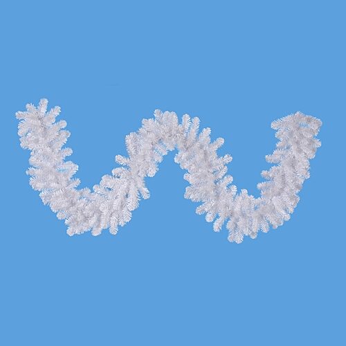 Click here for Vickerman 9 Crystal White Spruce Christmas Garland... prices