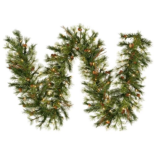 Click here for Vickerman 9 Mixed Country Pine Christmas Garlandwi... prices