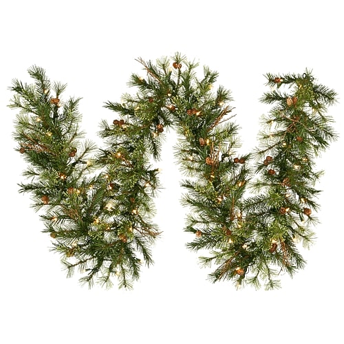 Click here for Vickerman 9 Mixed Country Pine Christmas Garlandwi... prices