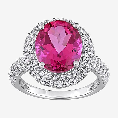 Click here for Womens Genuine Pink Topaz Sterling Silver Cocktail... prices
