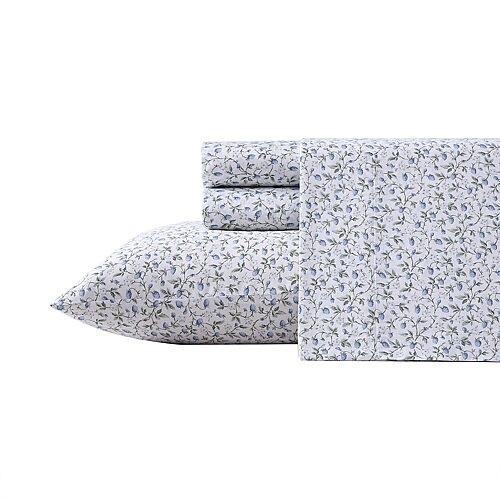 Click here for Laura Ashley 300 Thread Count Cotton Sateen 4-Pc.... prices