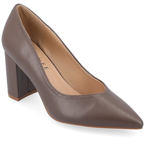 Click here for Journee Collection Womens Simonne Block Heel Point... prices
