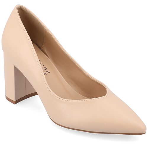 Click here for Journee Collection Womens Simonne Block Heel Point... prices