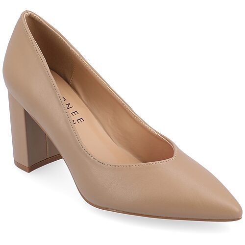 Click here for Journee Collection Simonne Womens Pointed Closed T... prices
