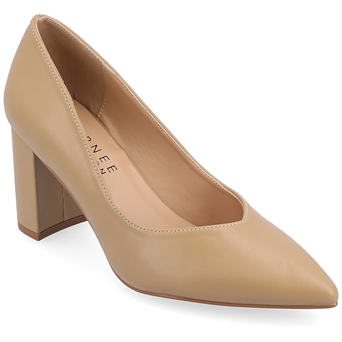 Click here for Journee Collection Womens Simonne Block Heel Point... prices