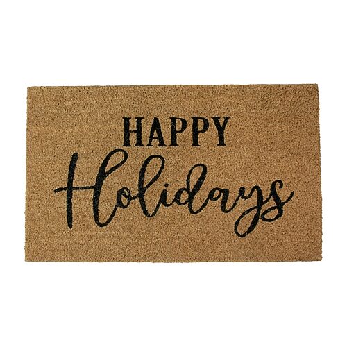 Click here for Northlight Coir Happy Holidays Indoor Rectangular... prices