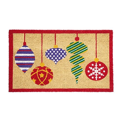 Click here for Northlight Tan Brown And Red Coir Indoor Rectangul... prices