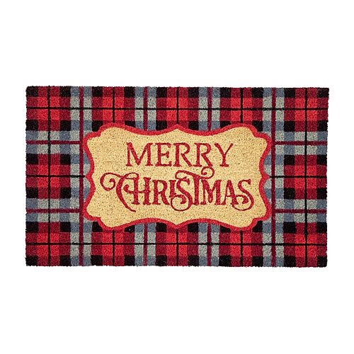 Click here for Northlight Red And Black Plaid Merry Indoor Rectan... prices