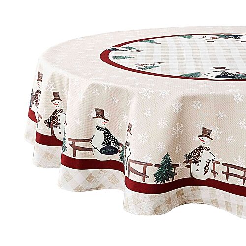 Click here for Avanti Country SnowmanÂ Polyester Tablecloth  70 R... prices