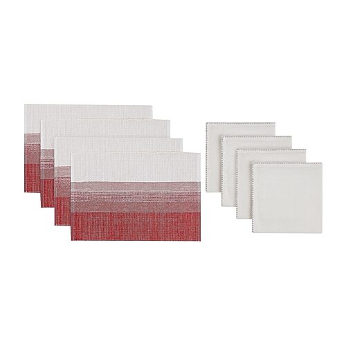 Click here for Avanti Ombre Ivy Polyester 8 Piece Placemats/Napki... prices
