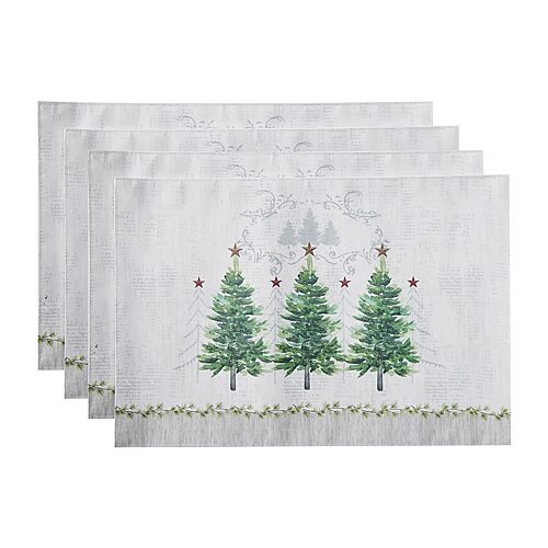 Click here for Avanti Trees Polyester 18 x 18  Set of 4 - Green prices