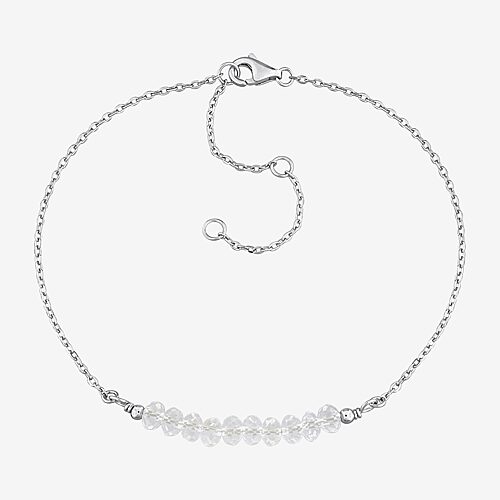 Click here for Womens Genuine White Topaz Sterling Silver Beaded... prices